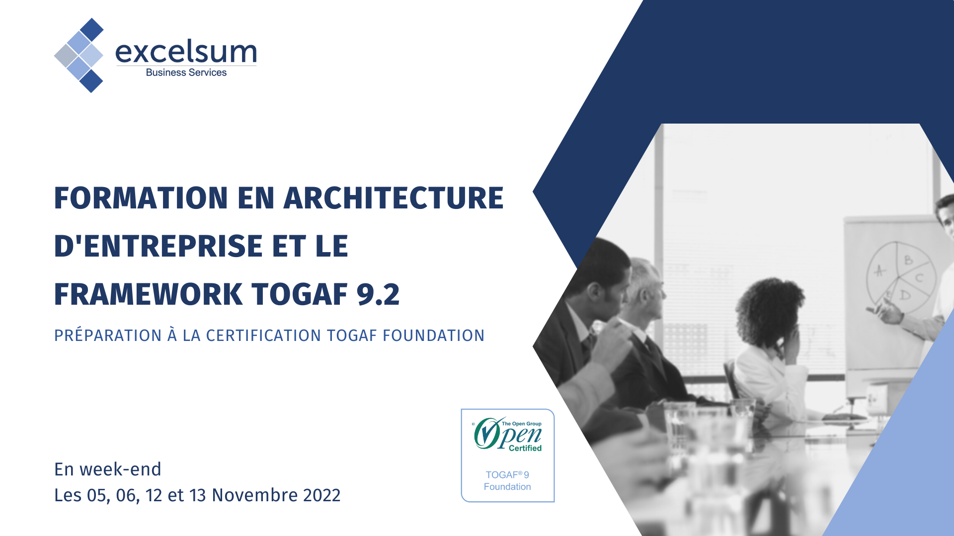 Formation en architecture d’entreprise et le framework TOGAF 9.2 ...